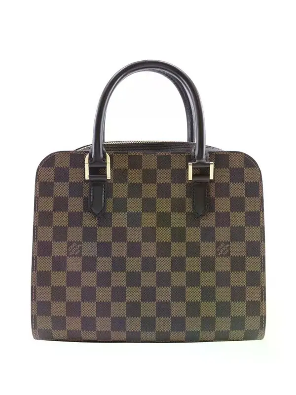 LOUIS VUITTON 2003 Damier Ebene Triana Handbag