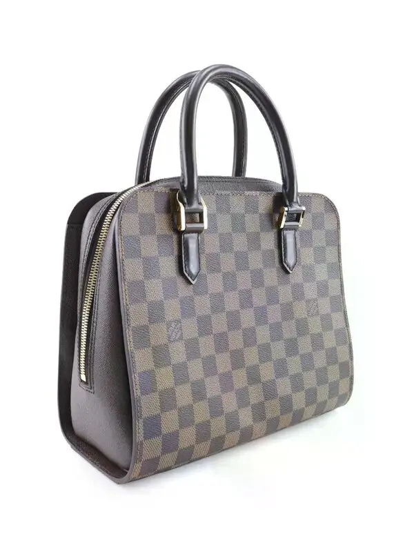LOUIS VUITTON 2003 Damier Ebene Triana Handbag