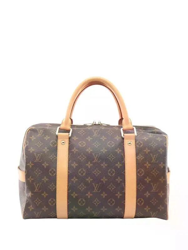 LOUIS VUITTON 2006 Monogram Carryall Travel Bag - Brown