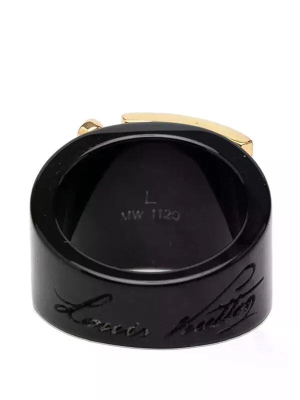 LOUIS VUITTON 2010 Resin Lock Me Costume Ring