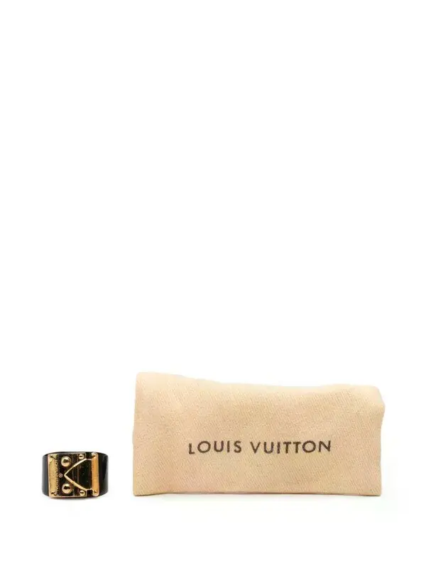 LOUIS VUITTON 2010 Resin Lock Me Costume Ring