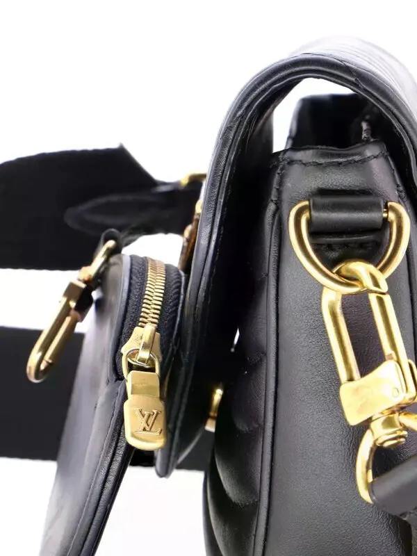 LOUIS VUITTON New Wave Multi Pochette Quilted Leather Crossbody Bag - Black