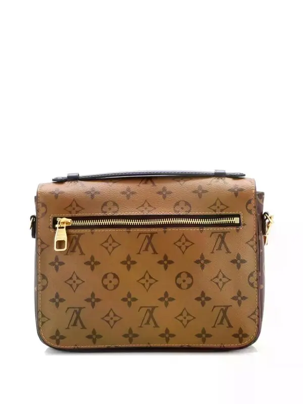 LOUIS VUITTON Pochette Metis Reverse Monogram Canvas Crossbody Bag - Brown