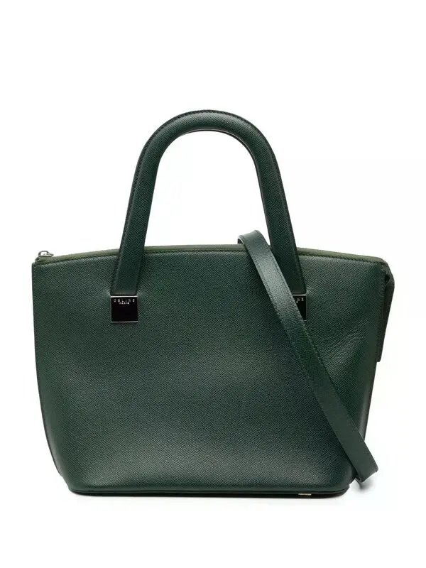 Celine 1997 Grained Calfskin Satchel