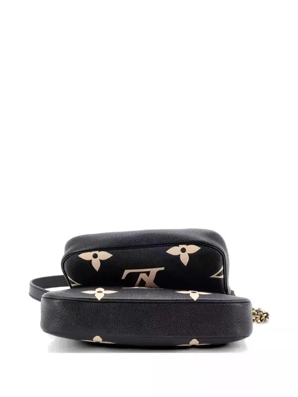 LOUIS VUITTON Multi Pochette Accessoires Bicolor Monogram Empreinte Giant Crossbody Bag - Black