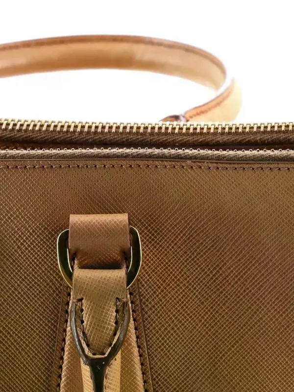 Prada Double Zip Large Tote Bag - Neutrals