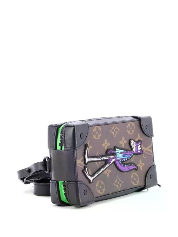 LOUIS VUITTON Soft Trunk Phone Box Monogram Crossbody Bag