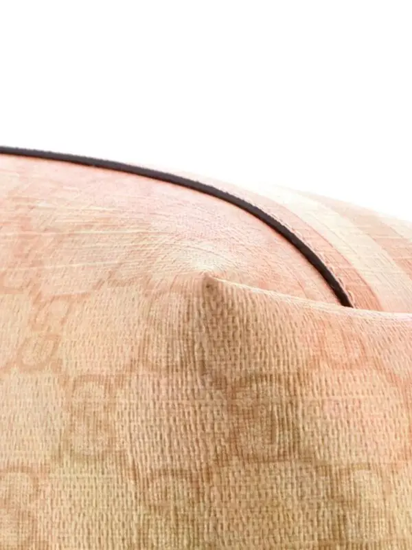 Gucci Ophidia Zip Gg Coated Canvas Super Mini Shoulder Bag - Pink