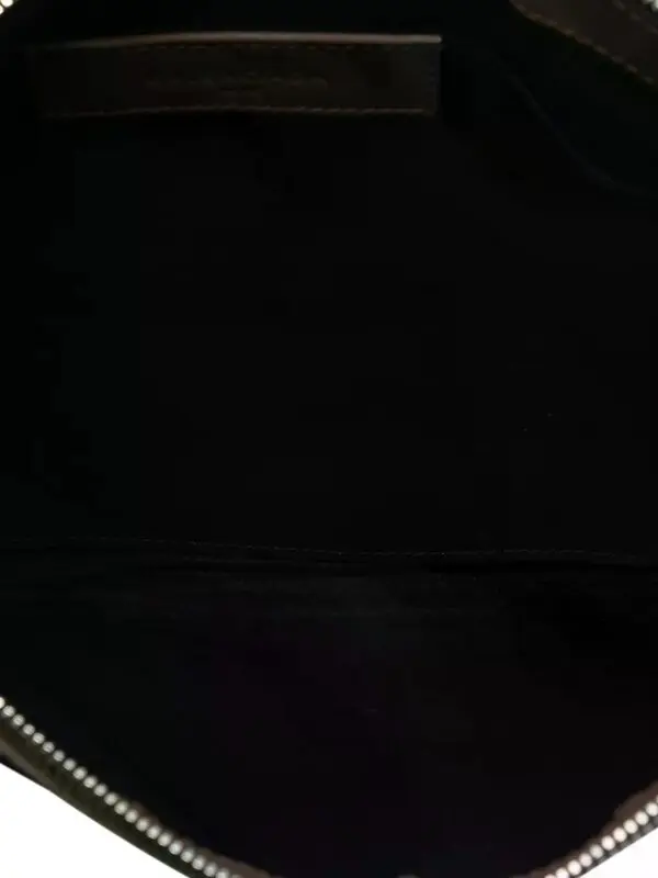 Balenciaga Canvas Clip M Clutch - Black