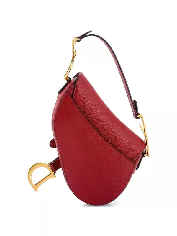 Dior Saddle Leather Mini Shoulder Bag