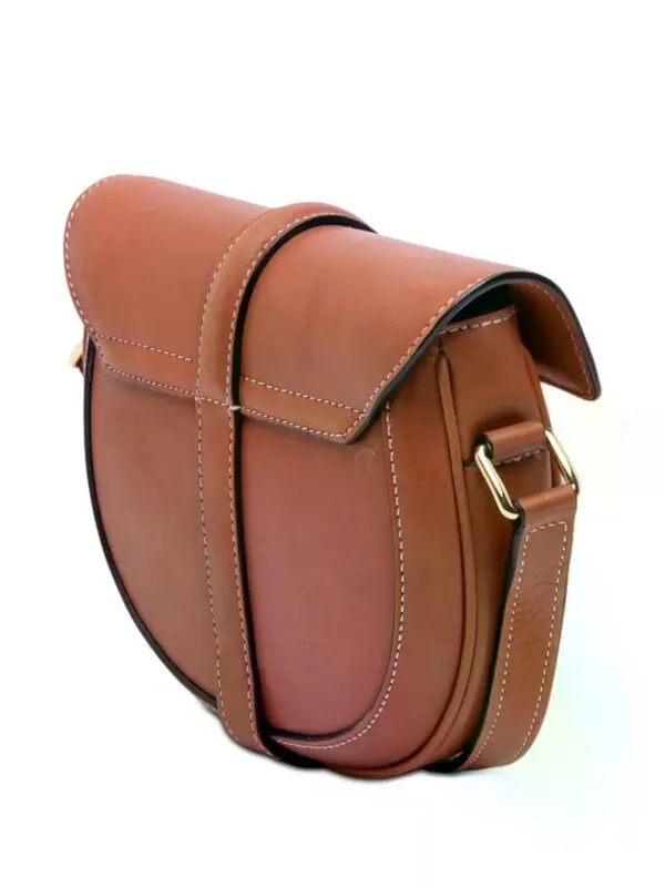 Celine Small Calfskin Besace 16 Crossbody Bag - Brown
