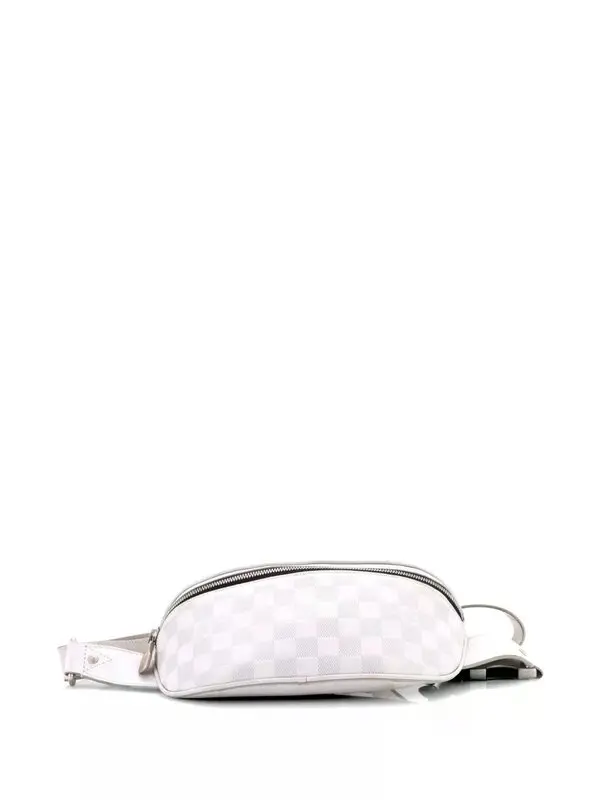 LOUIS VUITTON Campus Bumbag Damier Infini Leather Belt Bag - Grey