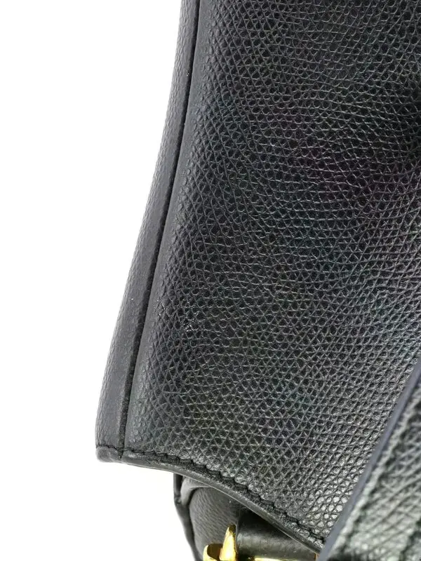 Dior Saddle Handbag Leather Mini Shoulder Bag - Black