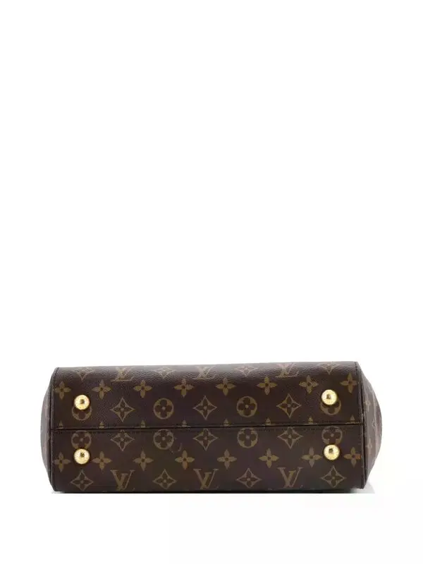 LOUIS VUITTON Cluny Top Handle Mm Shoulder Bag Monogram Canvas - Blue