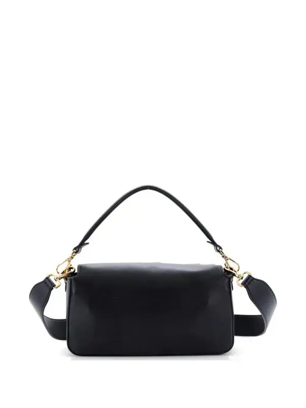 Fendi Multipocket Baguette Leather Shoulder Bag