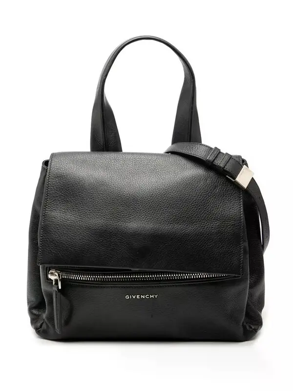 Givenchy 2012-2026 Small Leather Pandora Pure Satchel - Black