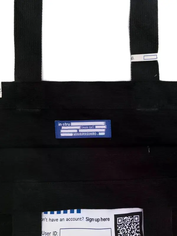 Mihara Yasuhiro Logo-patch Tote Bag