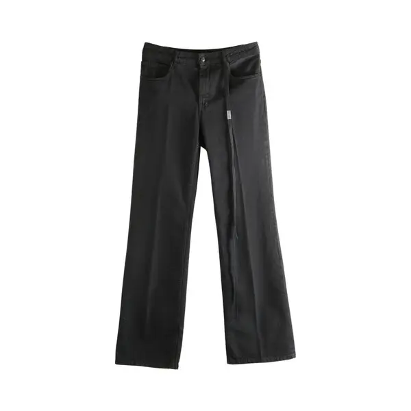 ANN DEMEULEMEESTER Vive Straight Leg Trousers