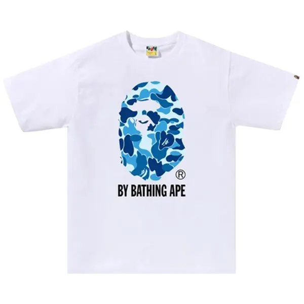 A BATHING APE Abc Camo Tee - White