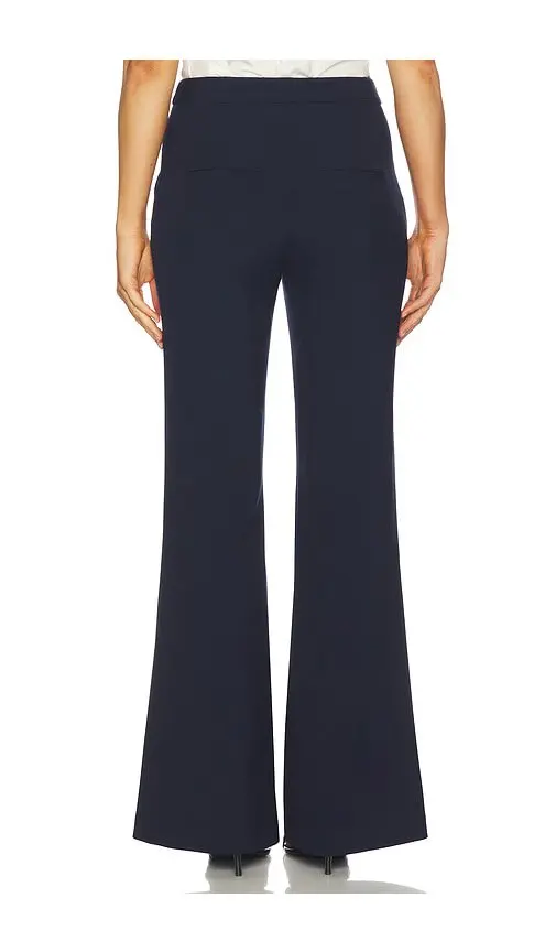 Veronica Beard Arden Flare Trousers - Navy