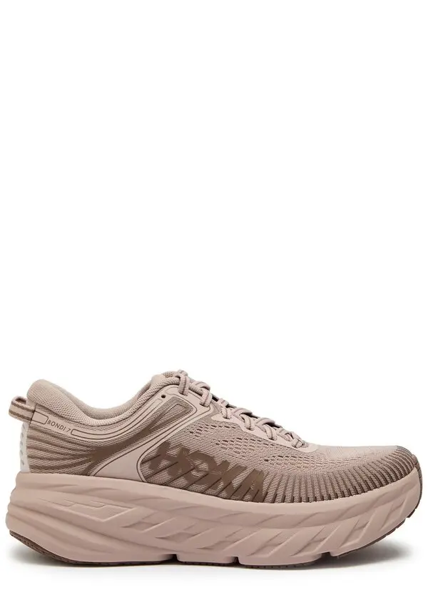 HOKA® Bondi 7 Mesh-knit Sneakers
