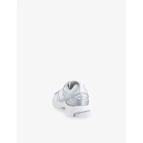 NEW BALANCE 1906 Metallic Woven Trainers - White Silver Metallic De