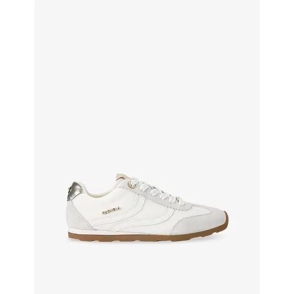 Carvela Florence Suede And Mesh Trainers - White/comb