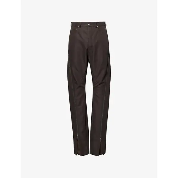 Rick Owens Bolan Banana Cotton-blend Trousers - Dark Dust