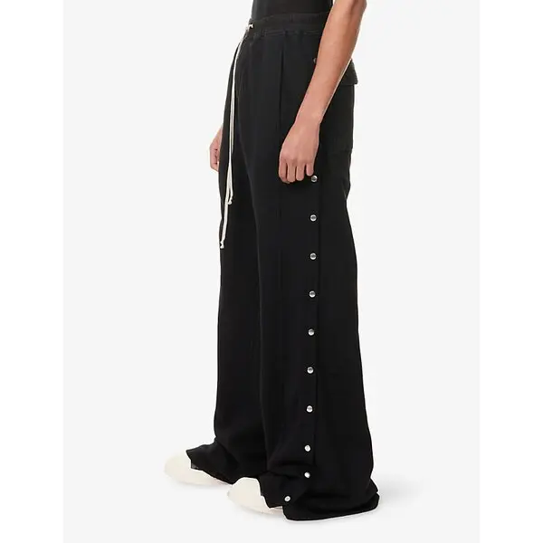 Rick Owens Wide-leg Cotton-jersey Trousers