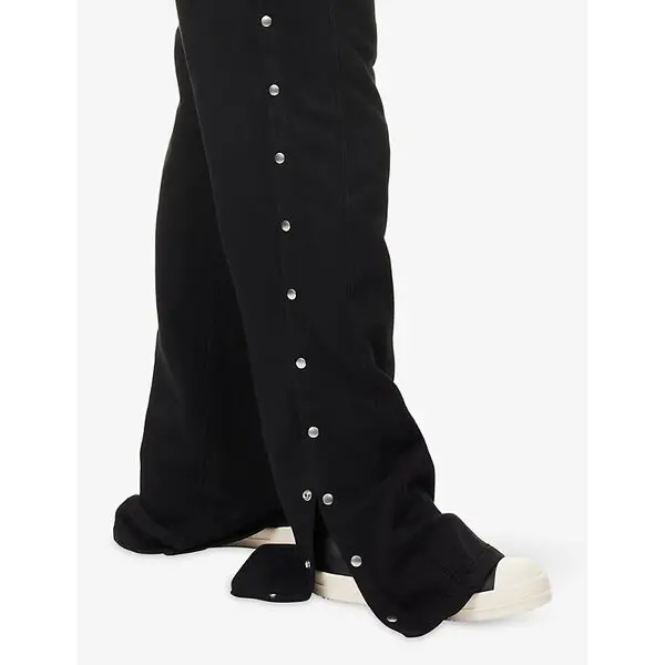 Rick Owens Wide-leg Cotton-jersey Trousers