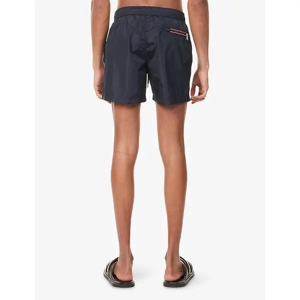 Moncler Brand-patch Drawstring Swim Shorts