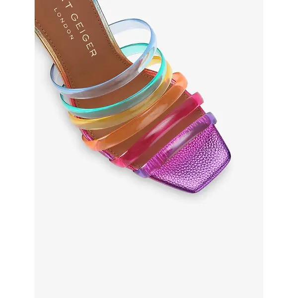 Kurt Geiger Maddison Jelly Heeled Sandals