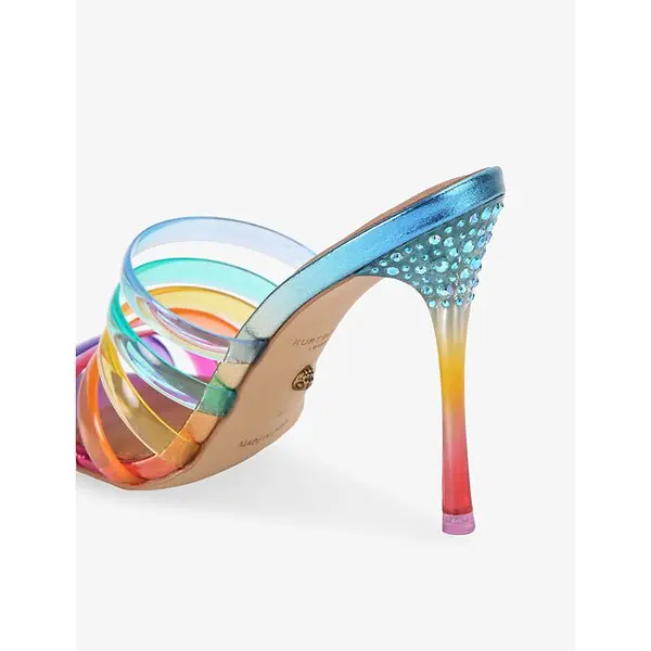 Kurt Geiger Maddison Jelly Heeled Sandals