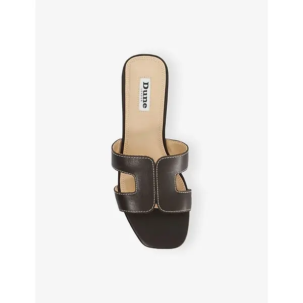 DUNE Loupe Leather Sandals