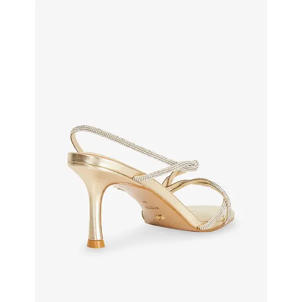 DUNE Milene Crystal-embellished Heeled Sandals