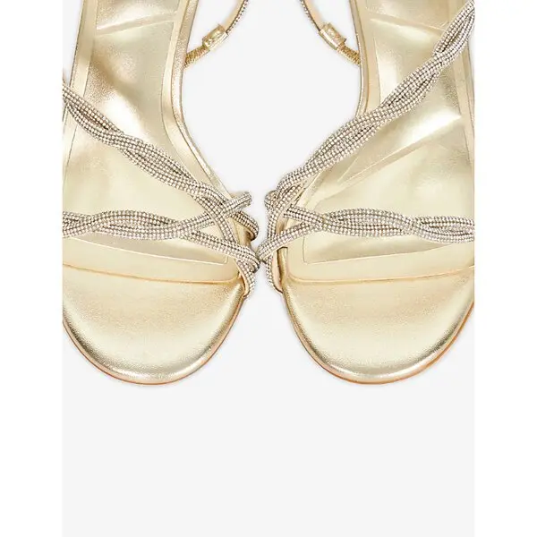 DUNE Milene Crystal-embellished Heeled Sandals