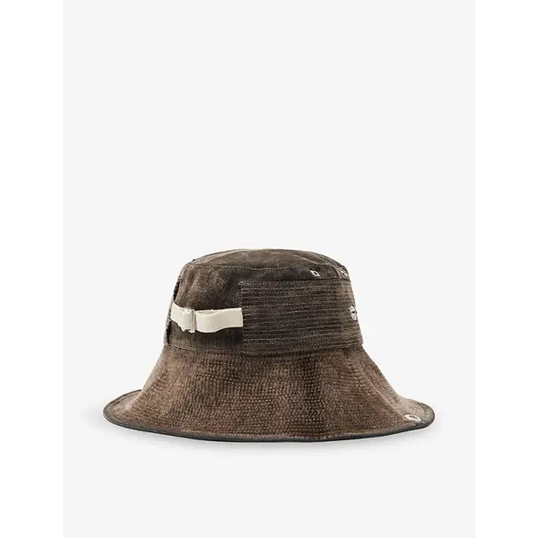 Jacquemus Cotton-denim Sun Hat - Khaki