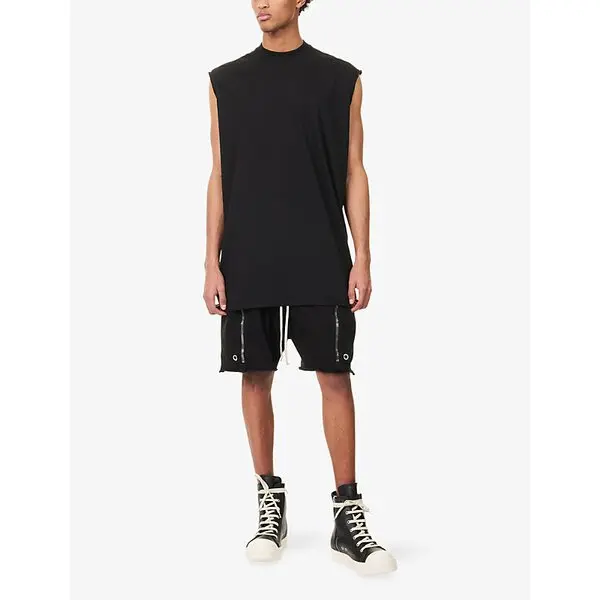 Rick Owens Tarp Oversized Cotton T-shirt - Black