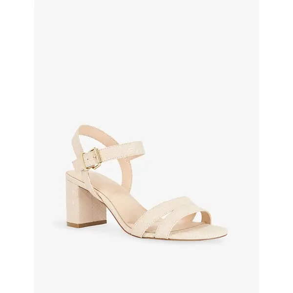 DUNE Merisa Heeled Leather Sandals