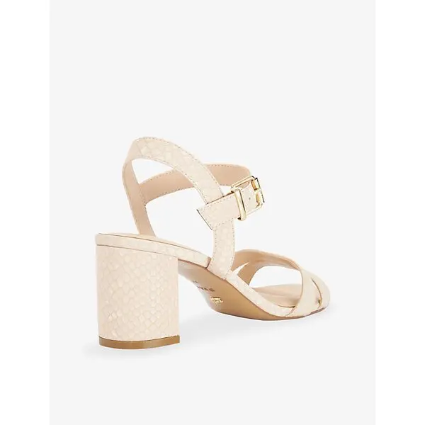 DUNE Merisa Heeled Leather Sandals