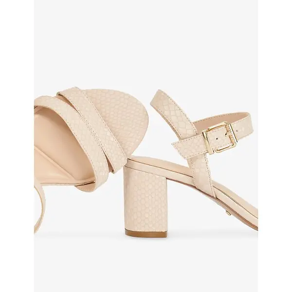 DUNE Merisa Heeled Leather Sandals