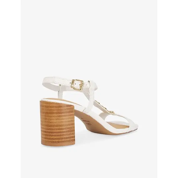 DUNE Josina Leather Heeled Sandals