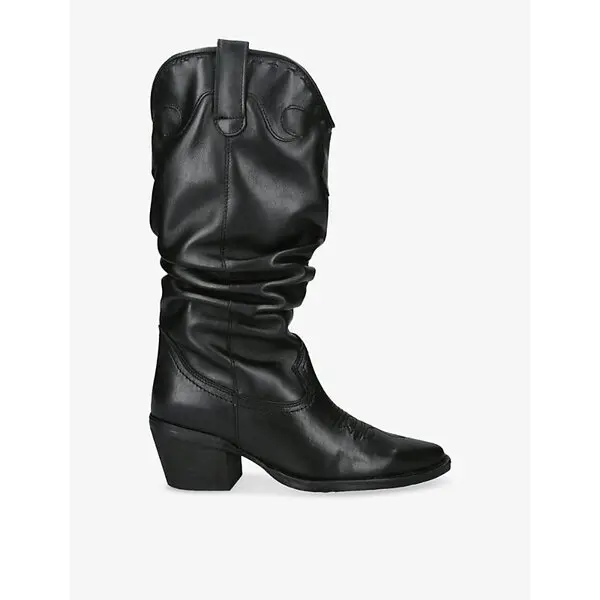 Steve Madden Stage Western Leather Boots