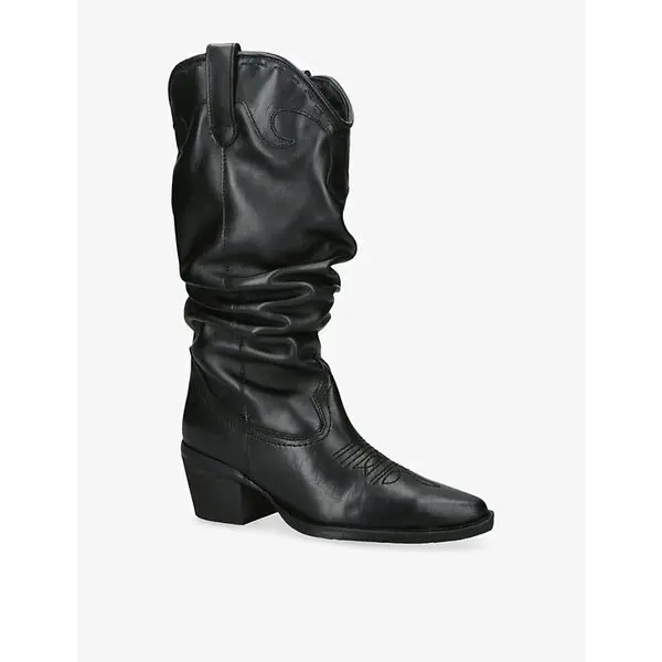 Steve Madden Stage Western Leather Boots