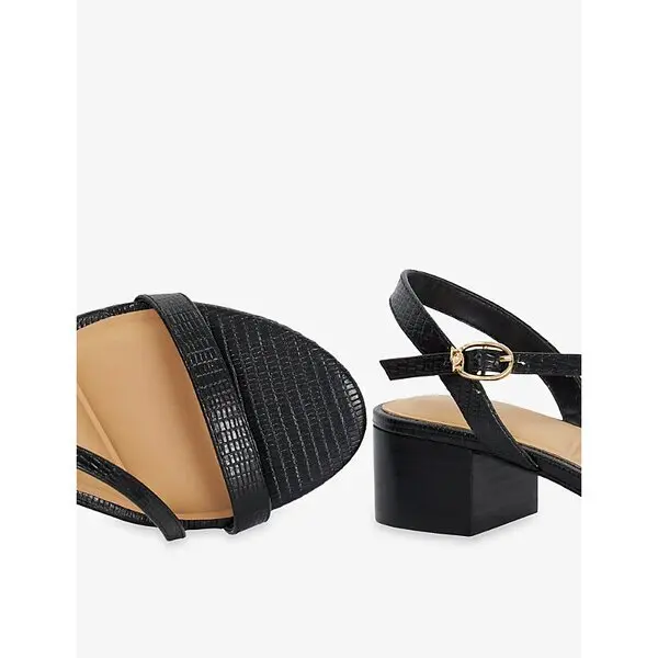 DUNE Jolene Leather Heeled Sandals