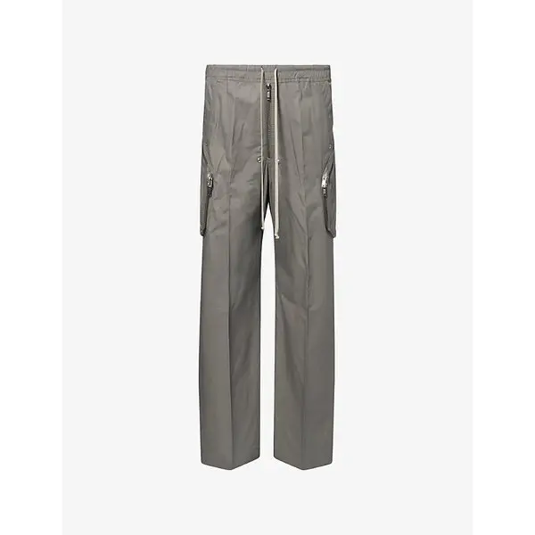 Rick Owens Heizer Belas Cotton Cargo Trousers - Euca