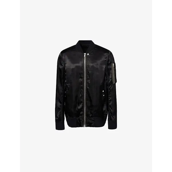 Rick Owens Satin Bomber Jacket