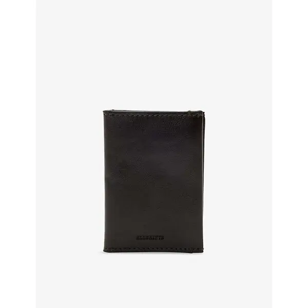ALLSAINTS Bifold Leather Wallet - Bitter Brown
