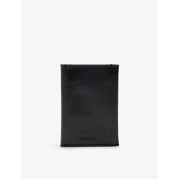 ALLSAINTS Bifold Leather Wallet - Black