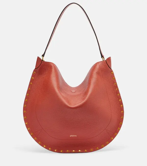 Isabel Marant Étoile Oskan Soft Leather Shoulder Bag - Brown